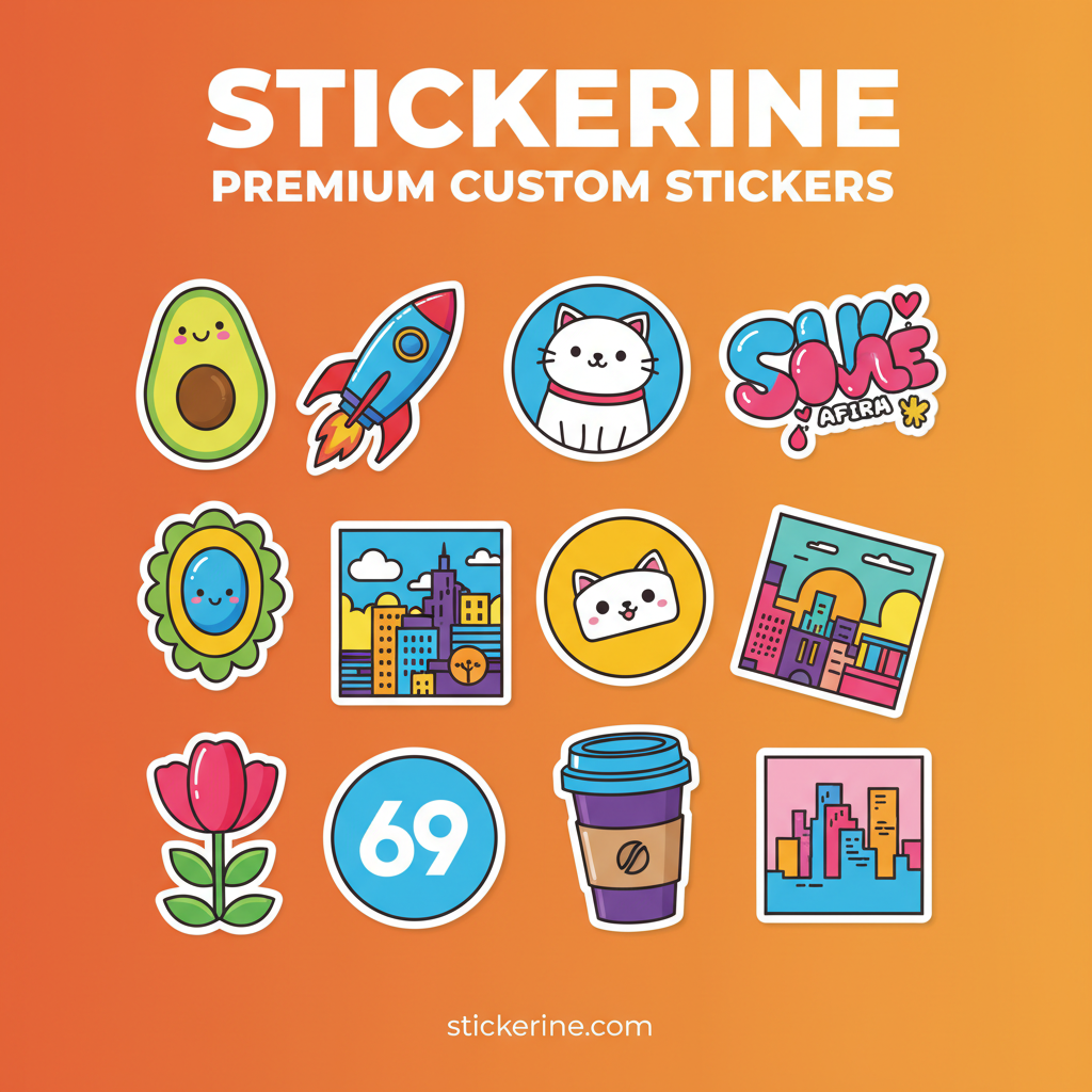 Custom QR Code Stickers — Scannable, Waterproof, from $0.49 | Stickerine